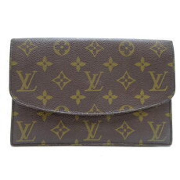 Louis Vuitton | Bags | Louis Vuitton Pochette Lava Pouch Monogram Brown ...